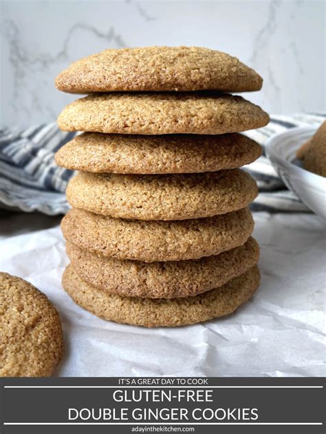 Gluten Free Double Ginger Cookies Soft And Chewy