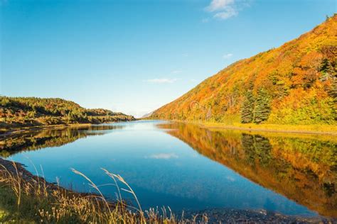 Cabot Trail Scenic View Stock Image Image Of Horizon 120426581