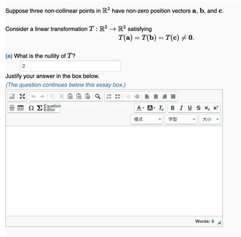 Solved Suppose Three Non Collinear Points In R Have Chegg