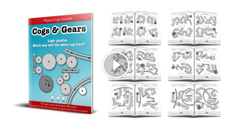 120 Fun Cogs And Gears Physics And Engineering Logic Puzzles