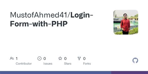Github Mustofahmed Login Form With Php