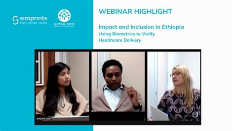 Our Webinar On Biometrics In Ethiopia Simprints Posted On The Topic Linkedin