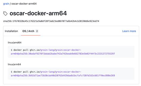 Feat Arm64 Docker Builds By Ospencer · Pull Request 1368 · Grain Lang