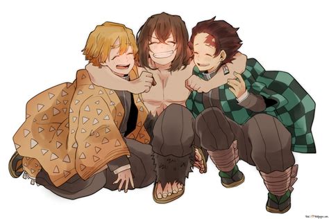 Inosuke X Zenitsu X Tanjiro Kimetsu No Yaiba Anime Matching Images And Photos Finder