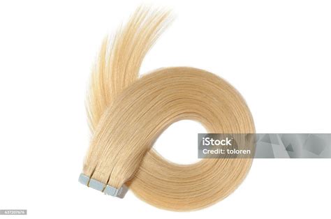 염색 스트레이트 크림 금발 접착제 테이프 에 인간의 머리 확장 붙임 머리에 대한 스톡 사진 및 기타 이미지 붙임 머리 금발 머리 머리 모양 Istock