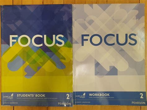 Focus 2 students'book and workbook, 興趣及遊戲, 書本 & 文具, 教科書 - Carousell