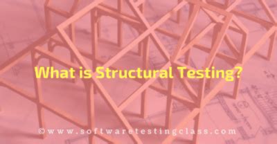 What Is Structural Testing Software Testing Class
