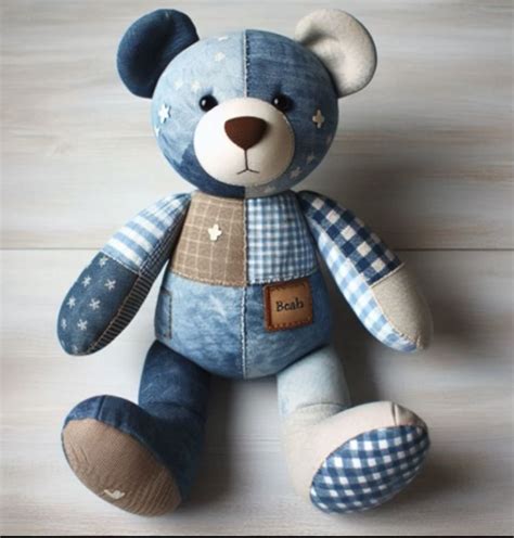 Best 13 Memory Bear Pattern And Step By Step Sewing Tutorial Teddy Bear