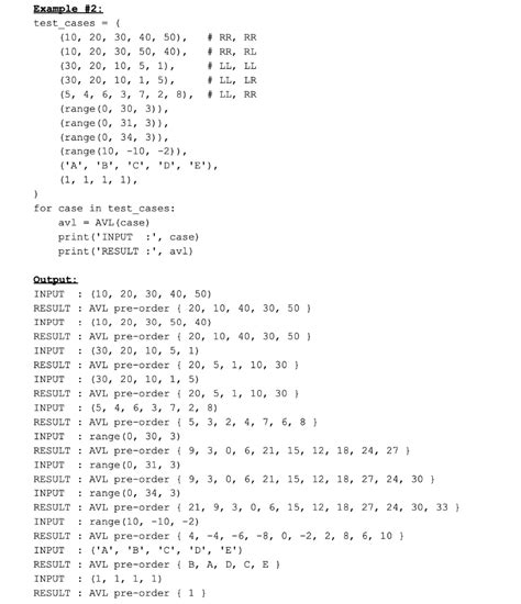 Solved PYTHON AVL INSERTION REMOVE NO Built In Python Chegg