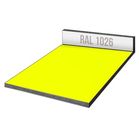 Композитная панель RAL 1026