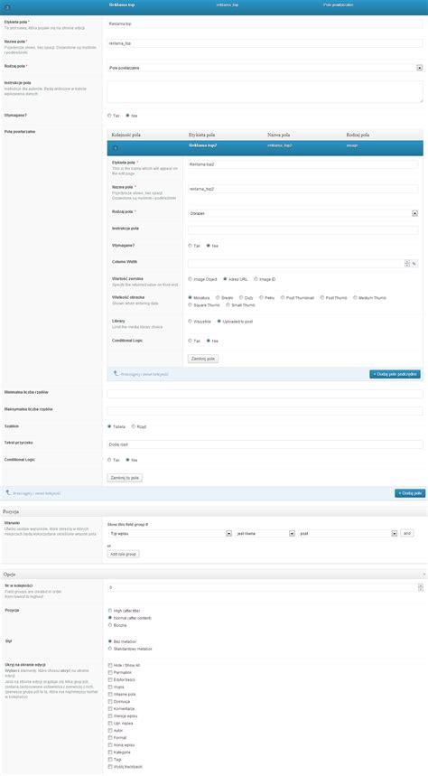 Multiplication Fields ACF Support