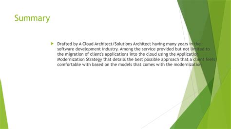 Steps To Take For An Application Modernization Pptx