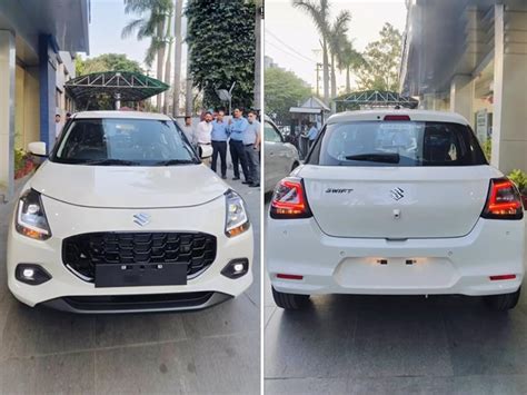 2024 Maruti Swift Base Variant Lxi With Steel Wheels Spied Undisguised