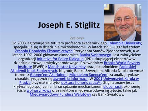 Ppt Joseph E Stiglitz Powerpoint Presentation Free Download Id 3766010