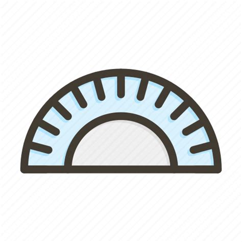 Protractor Education Maths Physics School Icon Download On Iconfinder