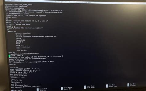 Strictly Fortran Program Use Internal Or External