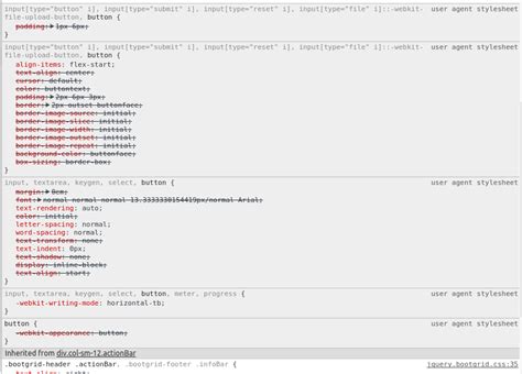 Javascript Bootgrid Refresh Button Not To Size Stack Overflow
