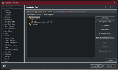User Interface Error In Module Infojava File In Javafx Project