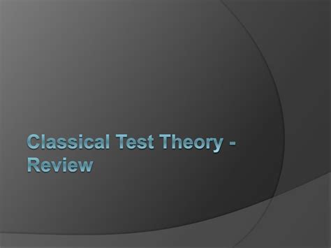 Ppt Introduction To Item Response Theory Powerpoint Presentation