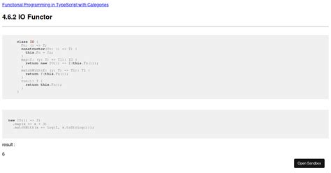 462 Io Functor Codesandbox