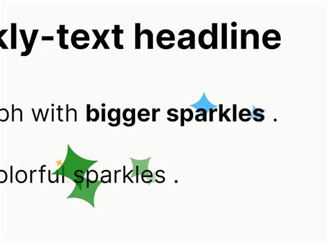 Create Sparkling Text Effects With Sparkly Text Web Component Css Script