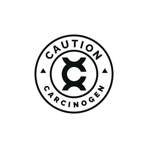 Carcinogen Caution Warning Symbol Design Vector 26128267 Vector Art At