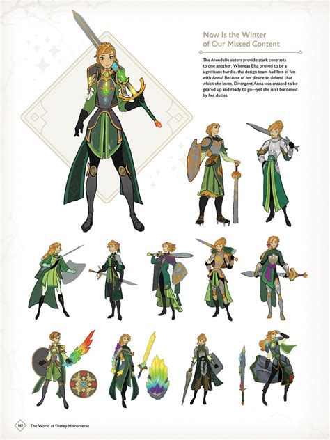 Concept Art Of Elsa And Anna From Disney Mirrorverse Olaf Is Not In