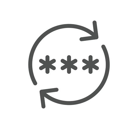 Password Related Icon Outline And Linear Vector 25419099 Vector Art At Vecteezy