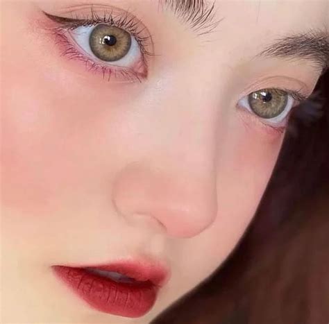 تناتيييش لون براون هازال 💛💛 عدسات فريش ليدي الأمريكية 🏵