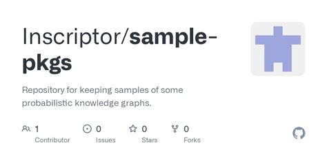 GitHub Inscriptor Sample Pkgs Repository For Keeping Samples Of Some Probabilistic Knowledge