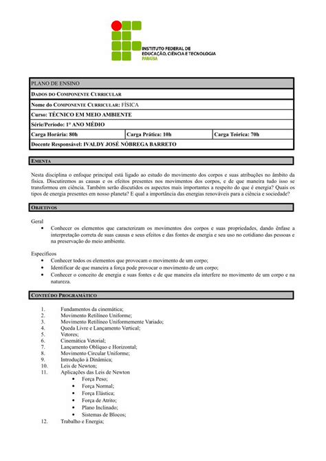 PDF Nome Do COMPONENTE CURRICULAR Sica PDF FileEscrevendo Pela