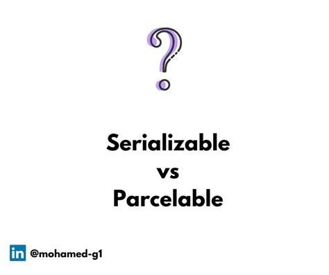 Serializable And Parcelable Interfaces For Android Mohamed Gamal