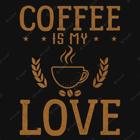 Premium Vector Coffee Lovers Tshirt Design