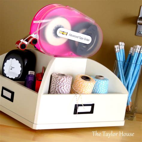 DIY Inexpensive Craft Table With Storage The Taylor House