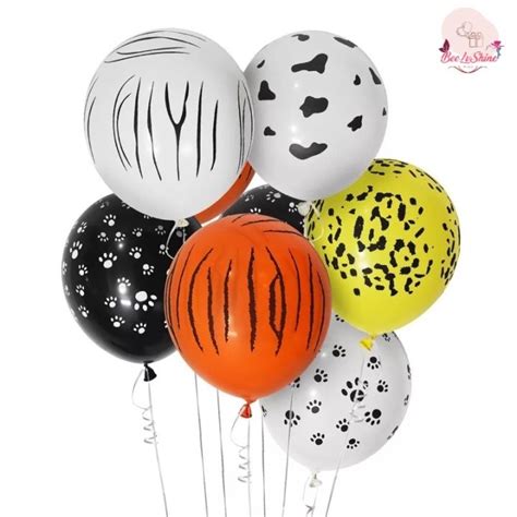 Balon Latex Animal Corak Loreng 12 Inch Lazada Indonesia