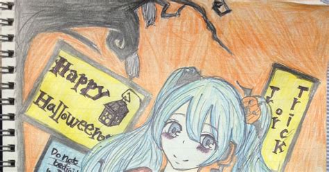 初音ミク ハッピー！ハロウィンの季節でふ！ 雲雀★のイラスト Pixiv