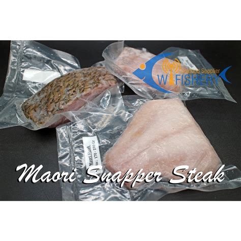 Jual Ikan Kampo Potongan Steak Maori Snapper Steak Skin On Shopee