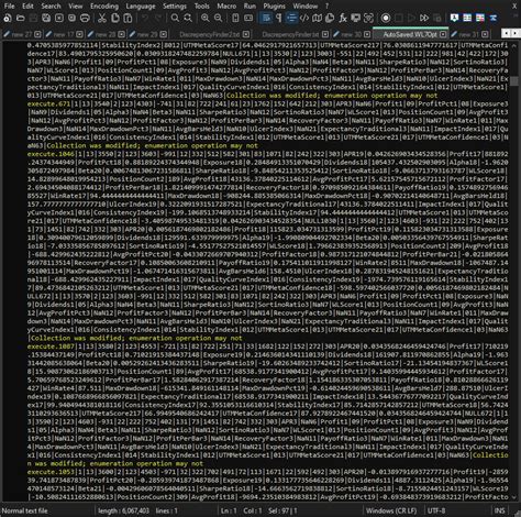 Optimization File Collection Was Modified Enumeration Operation May Not