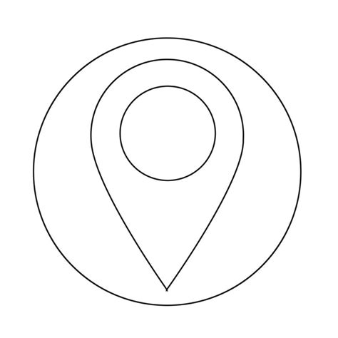 GPS Location Map Pointer Icon Vector Art At Vecteezy