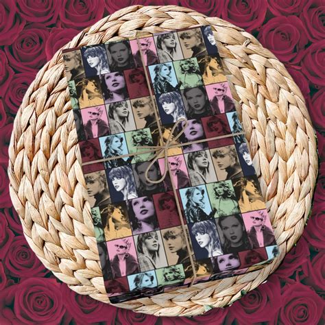 The Eras Tour Taylor Wrapping Paper Taylor Birthday Wrapping Paper