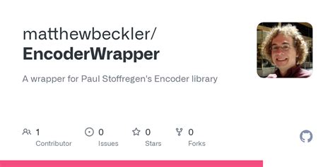 Github Matthewbecklerencoderwrapper A Wrapper For Paul Stoffregens