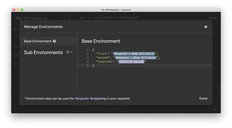 Having An Env Var Point To An Attribute Of Either Of Multiple Responses Issue Kong