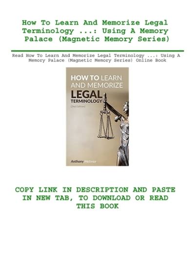 Read How To Learn And Memorize Legal Terminology Using A Memory Palace Magnetic Memory