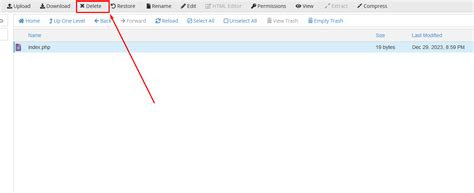 How To Clean Trash File In Cpanel Cyber Developer Bd Support Portal