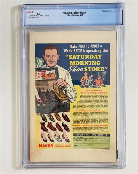 Amazing Spider Man 1 CGC 6 5 FN 1963 Toronto Vintage Comics