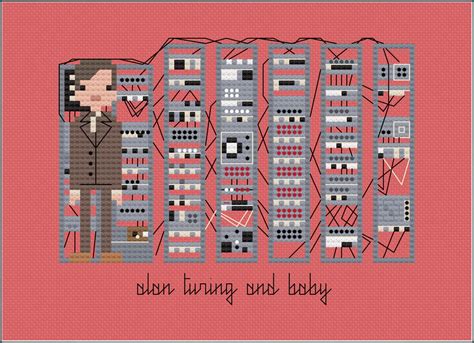 Alan Turing PDF Digital Pattern Etsy