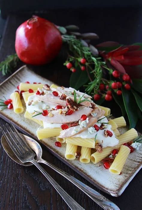 Pomegranate And Turkey Rigatoni With Ricotta Sauce Recipe Cooking With