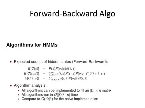 lecture 7 hidden markov models hmms pptx technology and computing