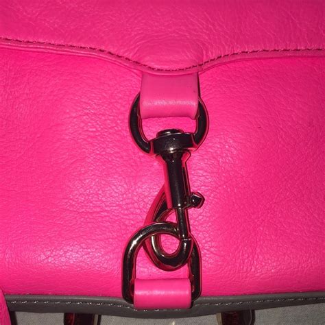 Rebecca Minkoff Bags Rebecca Minkoff Neon Pink Grey Wgold Chain