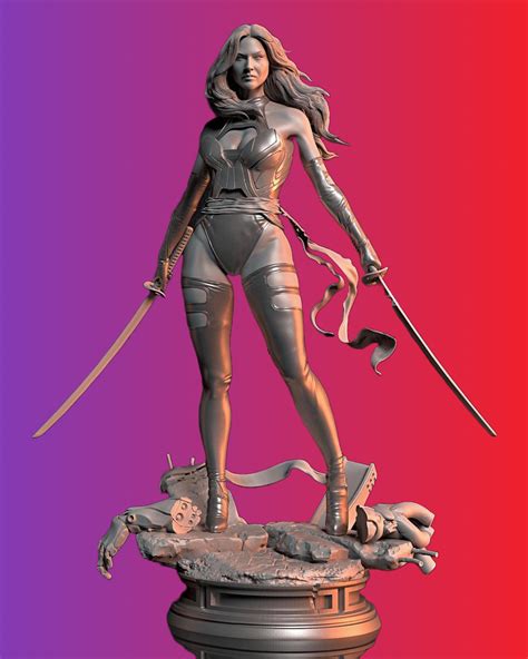 Psylocke Nsfw X Men Stl 3d Print Files My Stl